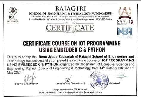Reno Jacob Zachariah On Linkedin Iot Embeddedc Pythonprogramming