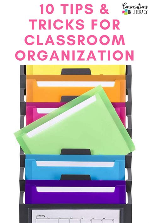 10 Tips And Tricks For Classroom Organization Conversations In Literacy