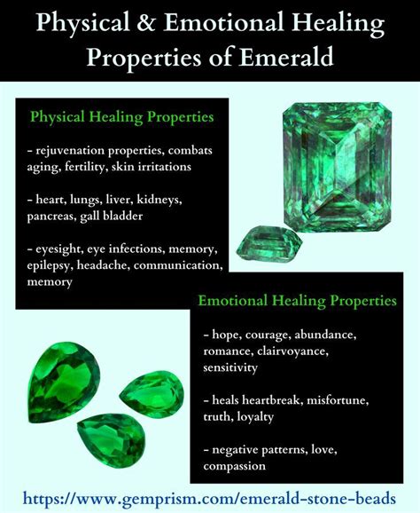 Physical Emotional Healing Properties Of Emerald Healing Properties Emotional Healing Healing
