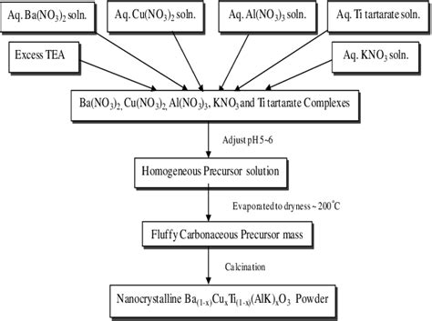 Schematic Representation Of The Precursor Solution Method For The Download Scientific Diagram