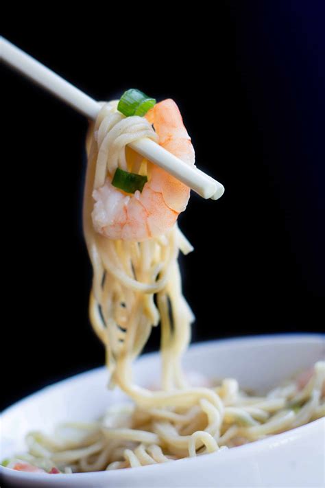 Quick Chinese Shrimp Noodle Soup Errens Kitchen