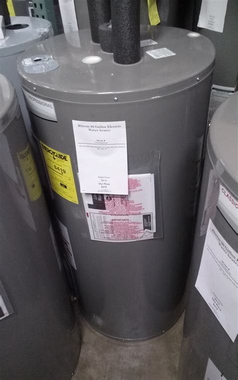 Rheem 50 Gallon Electric Water Heater Installation At Kelly Duppstadt Blog