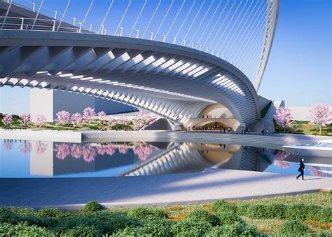 Santiago Calatrava Unveils Three Bridge Designs For Huashan