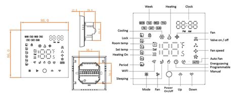 Fcu Thermostat Smart Thermostat With Modbus Rtu Communication