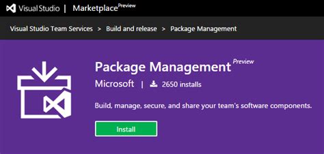 Private Nuget Servers Vs Team Services Package Management