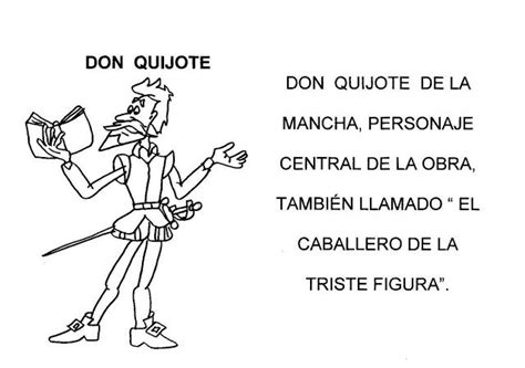 hostilidad Referéndum elección el quijote dibujos para colorear