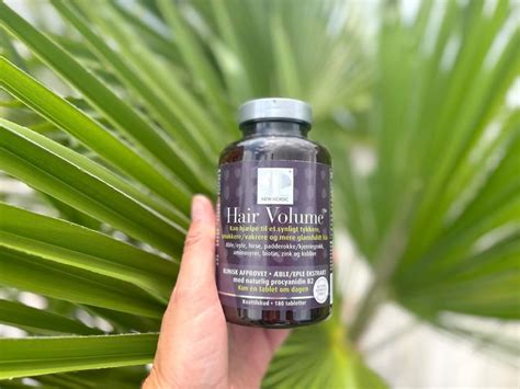 Test New Nordic Hair Volume Hårvitaminer Anmeldelse Bapoon