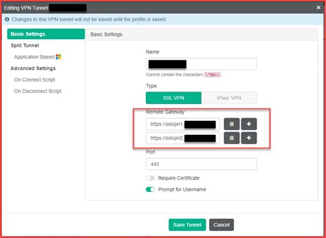 Forticlient Multiple Ssl Vpn Tunnel Configuration R Fortinet