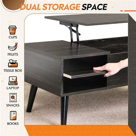 Snapklik WLIVE Wood Lift Top Coffee Table