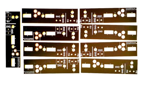 Pcb Strips For Connecting P10 Dot Matrix Displays Buildcircuits