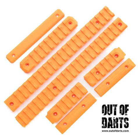 Redcowl Harrier 3d Printed Rail Set Out Of Darts