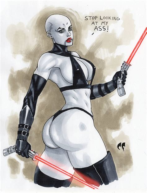 rule 34 1girls abs action pose alien asajj ventress ass bald bare