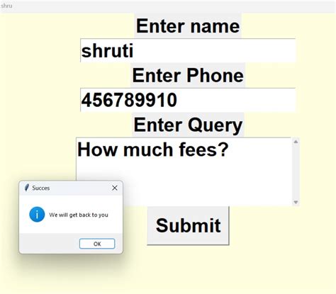 Shruti Hushe On Linkedin Enquiry Form Application I Am Developing An