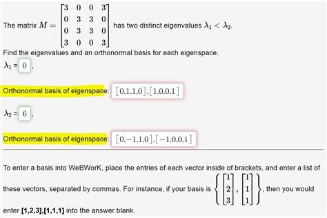 solved find the eigenvalues li