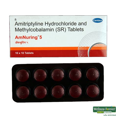 Buy Amnuring 5mg 10 Tablets Online At Best Prices Wellness Forever