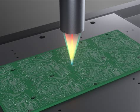 PCB板整体质量测量 光谱共焦位移传感器行业应用 深视智能中国官方网站