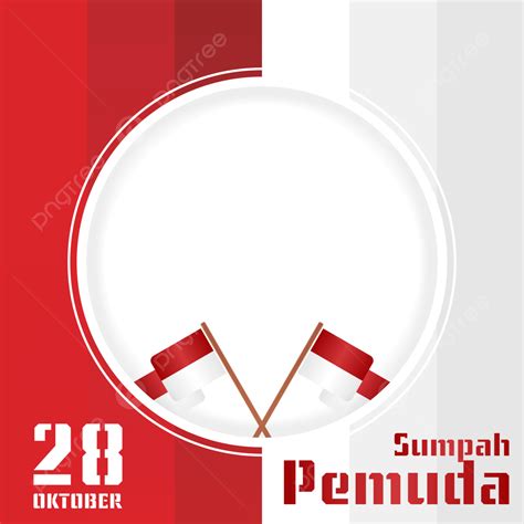 Sumpah Pemuda Twibbon Design Sumpah Pemuda Twibbon Png And Vector