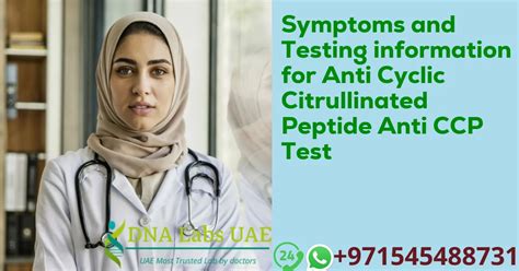 Symptoms And Testing Information For Anti Cyclic Citrullinated Peptide Anti