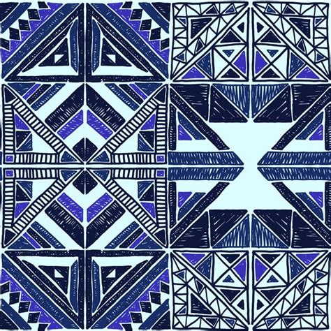 تزئین بردار قبیله ای الگوی بی نظیر آفریقایی فرش قومی با شنگن و مثلث سبک آزتک موزاییک هندسی با