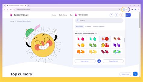 Простий користувацький пакет курсорів для Chrome і Windows cutecursors com