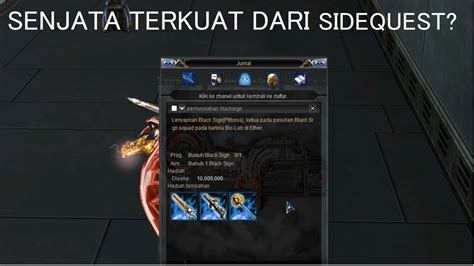 Side Quest Senjata Terkuat Dari Pb Bio Black Sign Rf Online