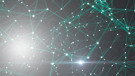 Premium Photo Abstract Connection Dots Technology Background Network Concept