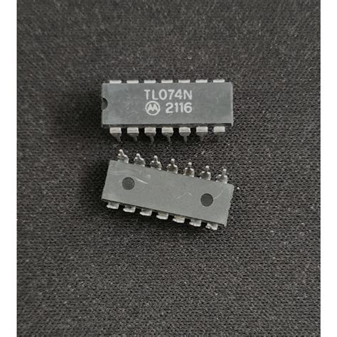 Jual IC TL074N TL074 N Low Noise JFET Quad Operational Amplifier