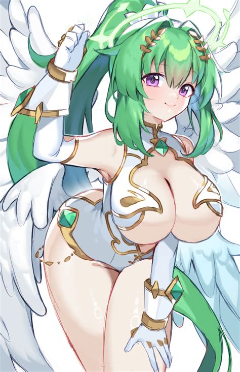 Green Heart Neptune And 1 More Drawn By Suuuuica Danbooru