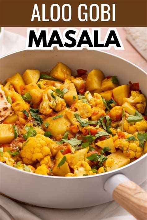 Aloo Gobi Masala Cauliflower Potato Curry Vegetarian Slow Cooker