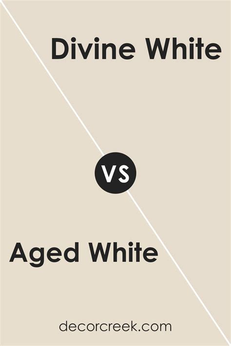 Aged White Sw 9180 By Sherwin Williams Vs Divine White Sw 6105 By