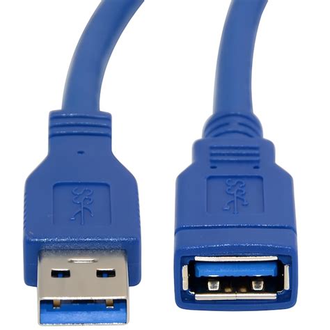 Удължителен кабел Usb 3 0 женски Usb 3 0 мъжки 3 м Син Emag Bg