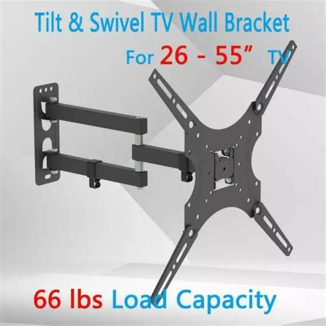 SUPPORT MURAL TV Inclinable 26 55 Pouces LED LCD Plasma 400x400mm Pour