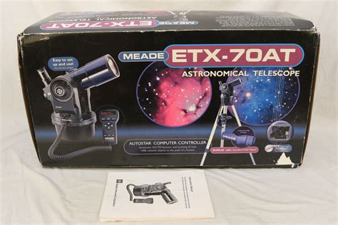 New Meade Etx 70at 70mm Refractor Telescope Tripod Accessories