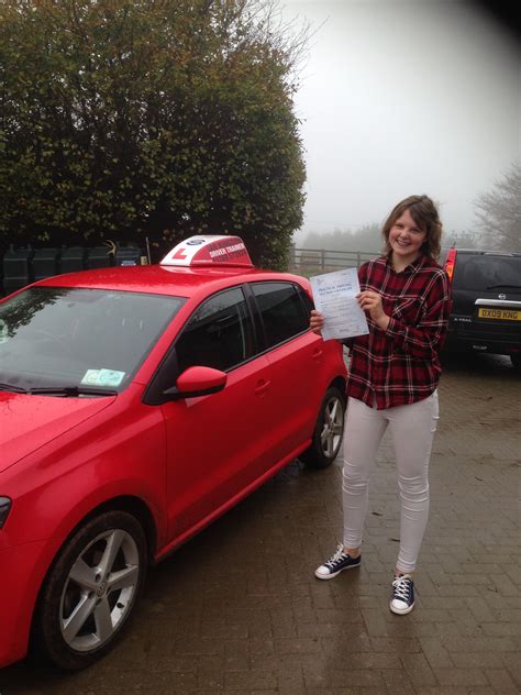 Hannah Trewin Passed Her Driving Test Today Ian Kingdons Driver