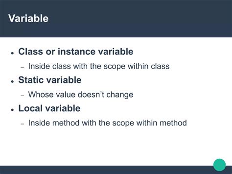 Variable And Methods In Java Ppt