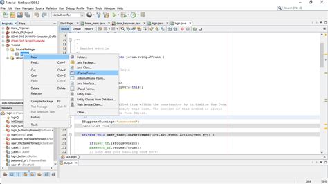 Membuat Form Login Tanpa Database Di Netbeans Edho D Jayanto