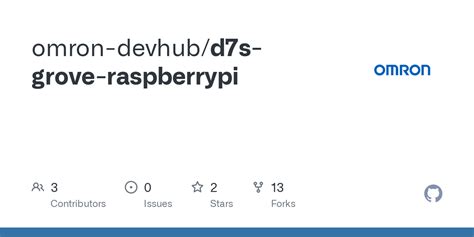 GitHub Omron Devhub D7s Grove Raspberrypi