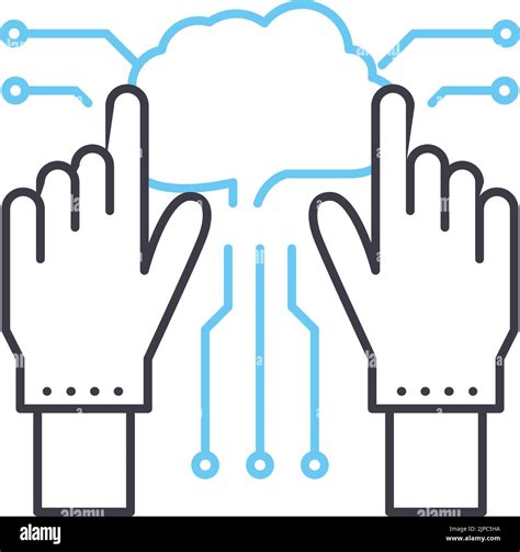 Technology Innovation Line Icon Outline Symbol Vector Illustration Concept Sign Stock Vector