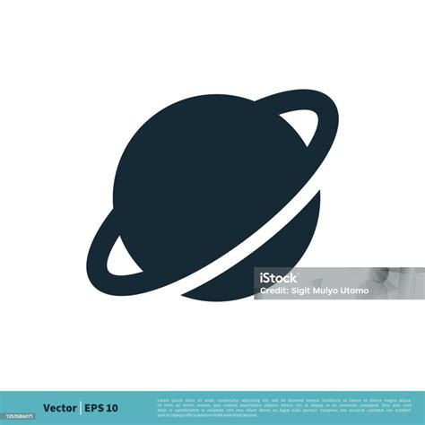 行星圖示向量標誌範本插圖設計向量 Eps 10向量圖形及更多space And Astronomy圖片 Space And