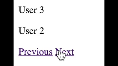 next and previous links in php mysql youtube