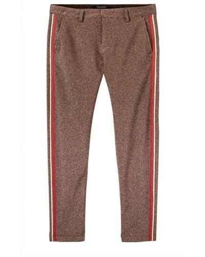 Brown Scotch And Soda Pants Slacks And Chinos For Women Lyst