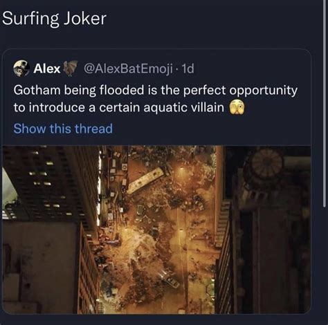 The Jonkler Is Smart He Knows Bats Dont Swim R Batmanarkham