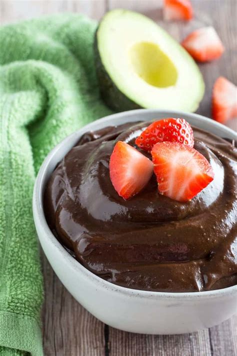 Seriously Easy Chocolate Avocado Pudding • Dishing Delish