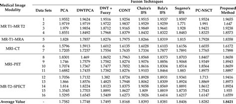 Performance Evaluation Of The Fusion Methods Using The Fs Measure