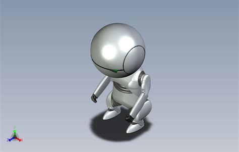 马文机器人3d打印模型 Parasolid 模型图纸下载 懒石网