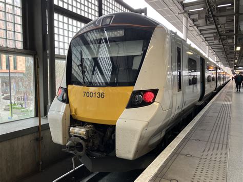 British Rail Class 700 136 7001 Unit Number 700136 Siemens Desiro