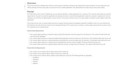solved overview as you have learned in modules one and two