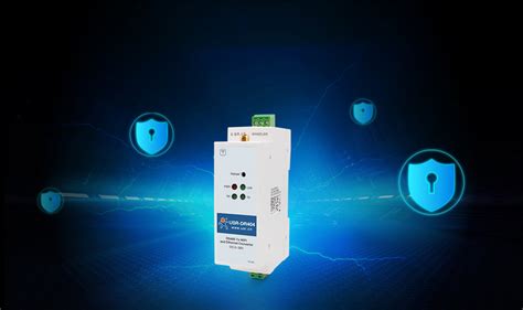 industrial din rail wifi serial rs485 ethernet device server usr dr404