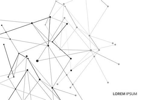 Abstract Connecting And Overlapping Lines Overlapping Drawing