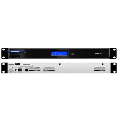 Solus Nx Standalone Digital Signal Processor By Symetrix Procom Middle East